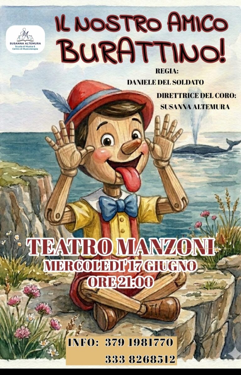 Pinocchio torna in scena tra musica e memoria: al Manzoni di Massarosa ...